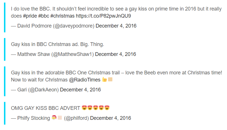 BBC Unveil New Gay Kiss Ad For Christmas - OUT loud